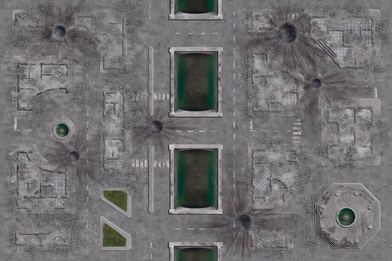 Fallen City partie 1 (183x122 cm) – stratemats